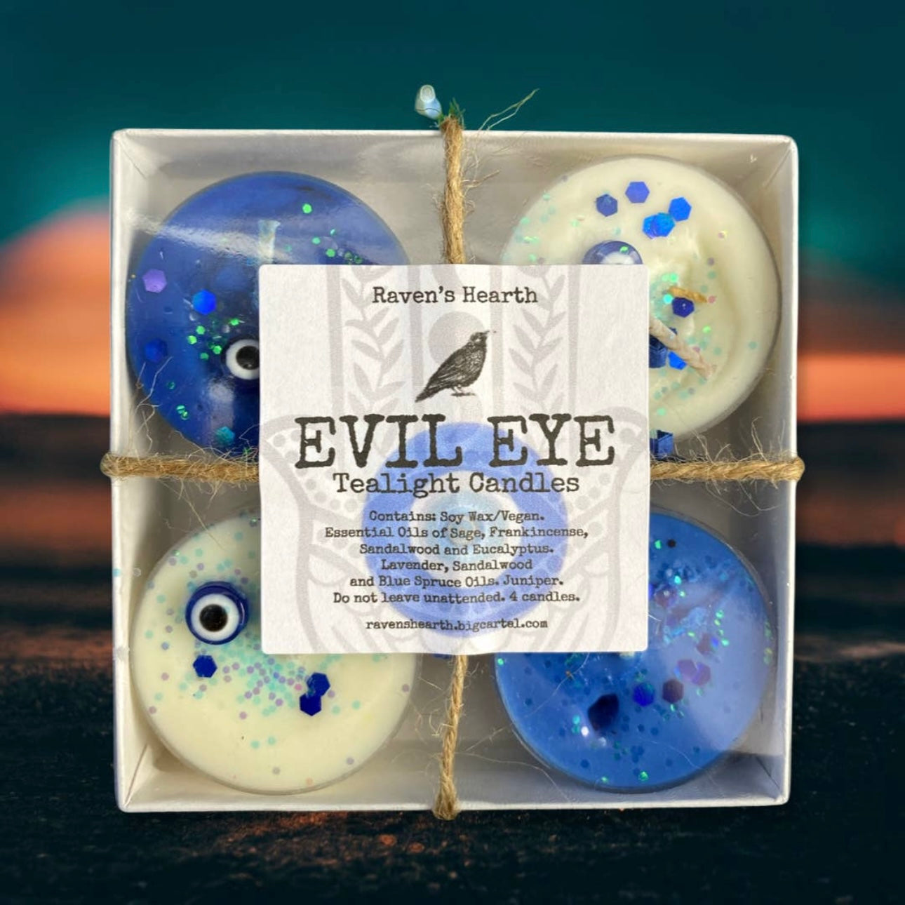 Evil Eye Tea Light Gift Set – The Flower Petal